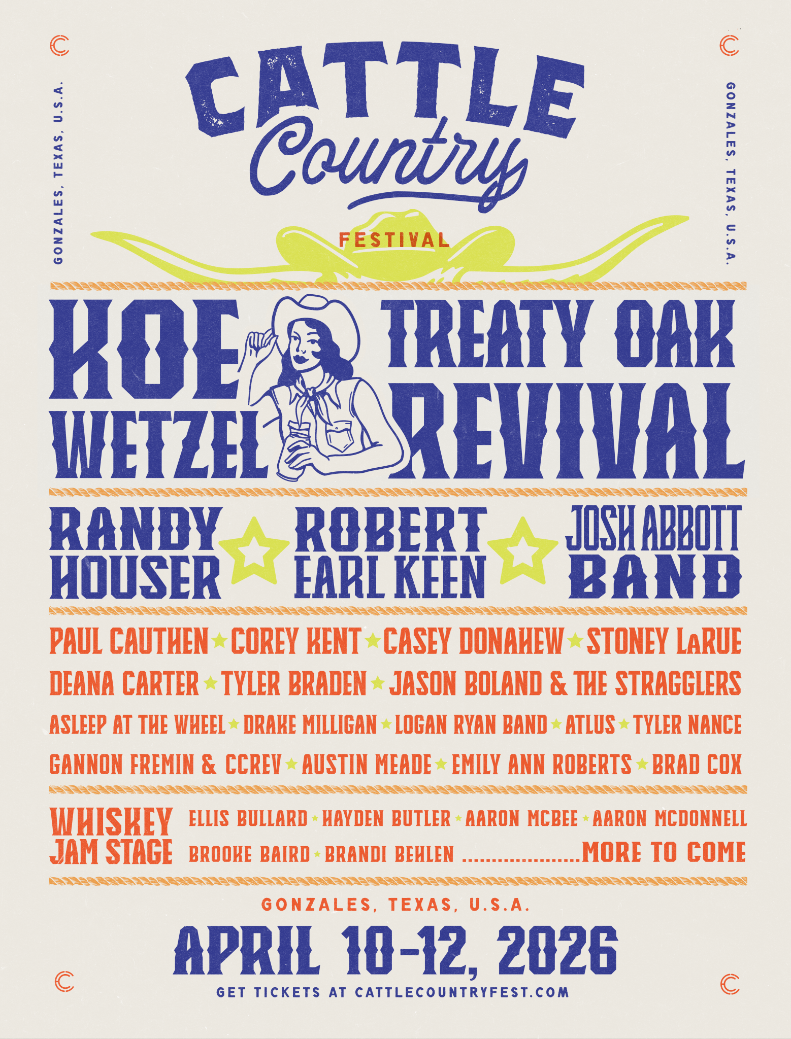 Cattle Country Festival Announces Full 2026 Lineup | ACountry