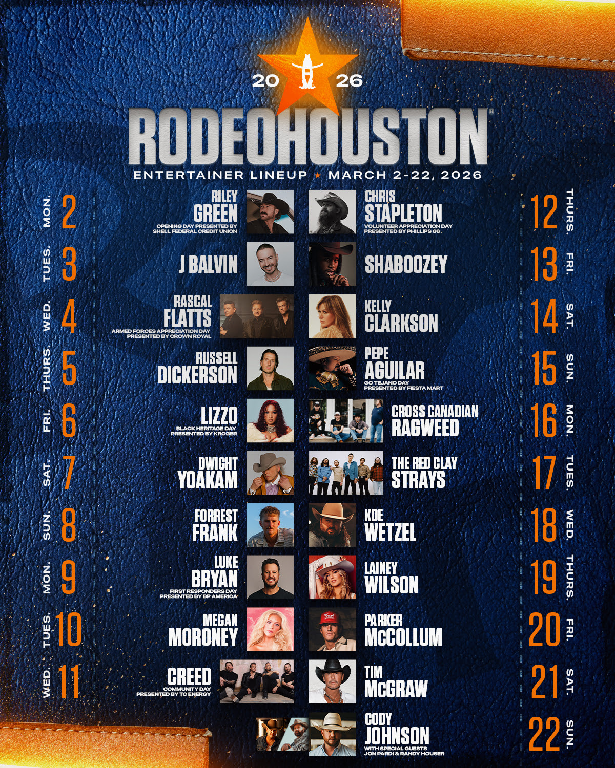 Dust Off Your Boots: RODEO HOUSTON Unveils a Massive 2026 Lineup | ACountry